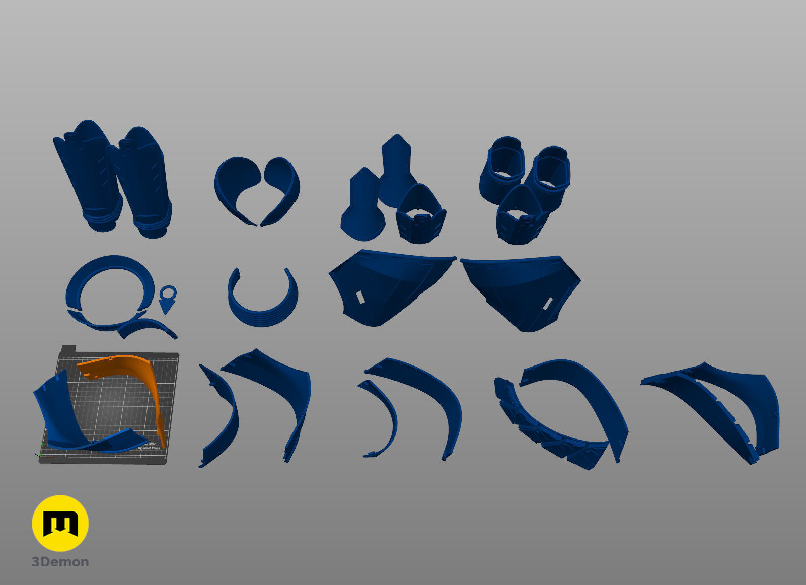 Midnight Angels Armor - Wakanda Forever 3D model 3D printable | CGTrader