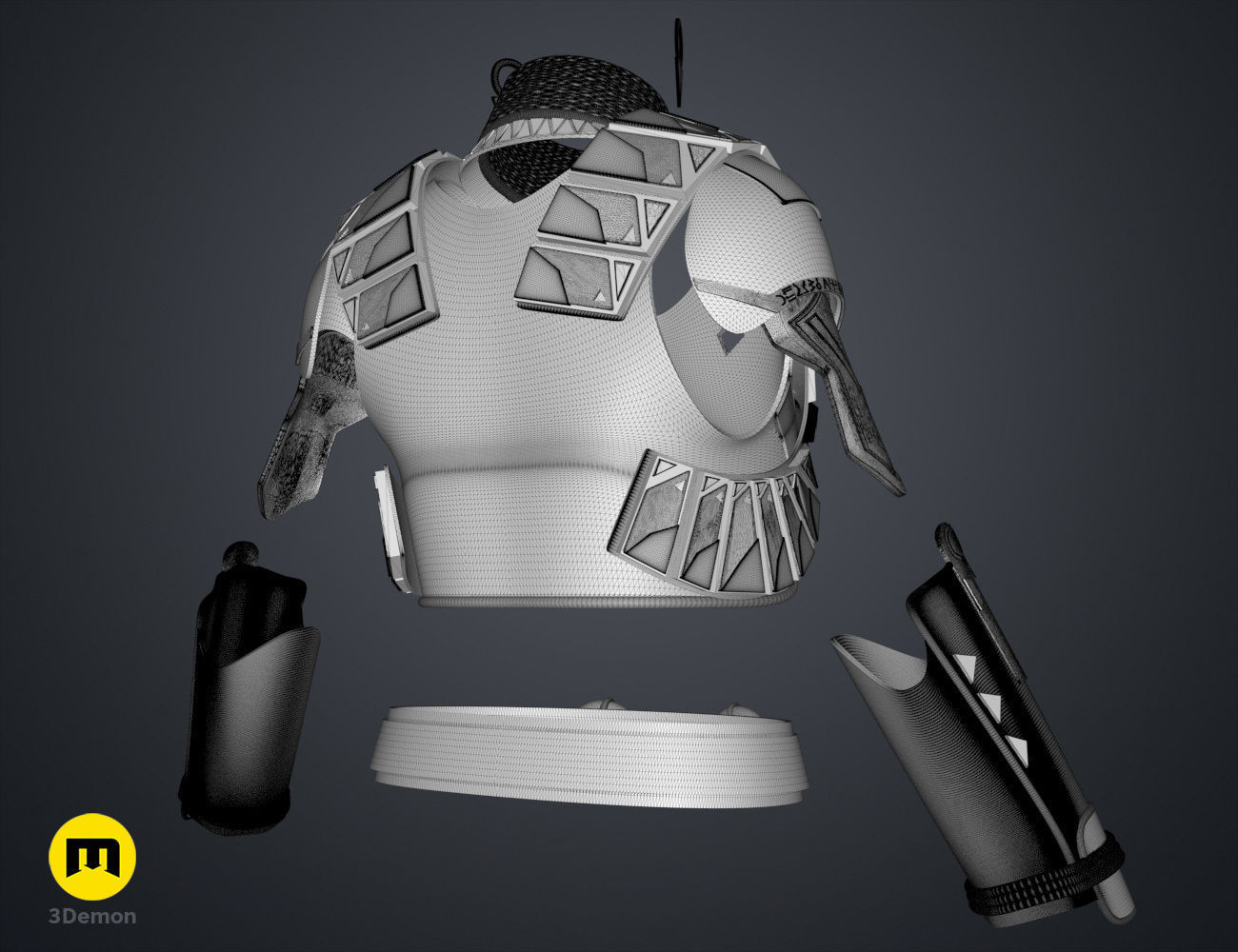 Midnight Angels Armor - Wakanda Forever 3D model 3D printable | CGTrader