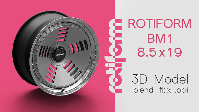 Rotiform BM1 Rim 3D Model 3D model | CGTrader