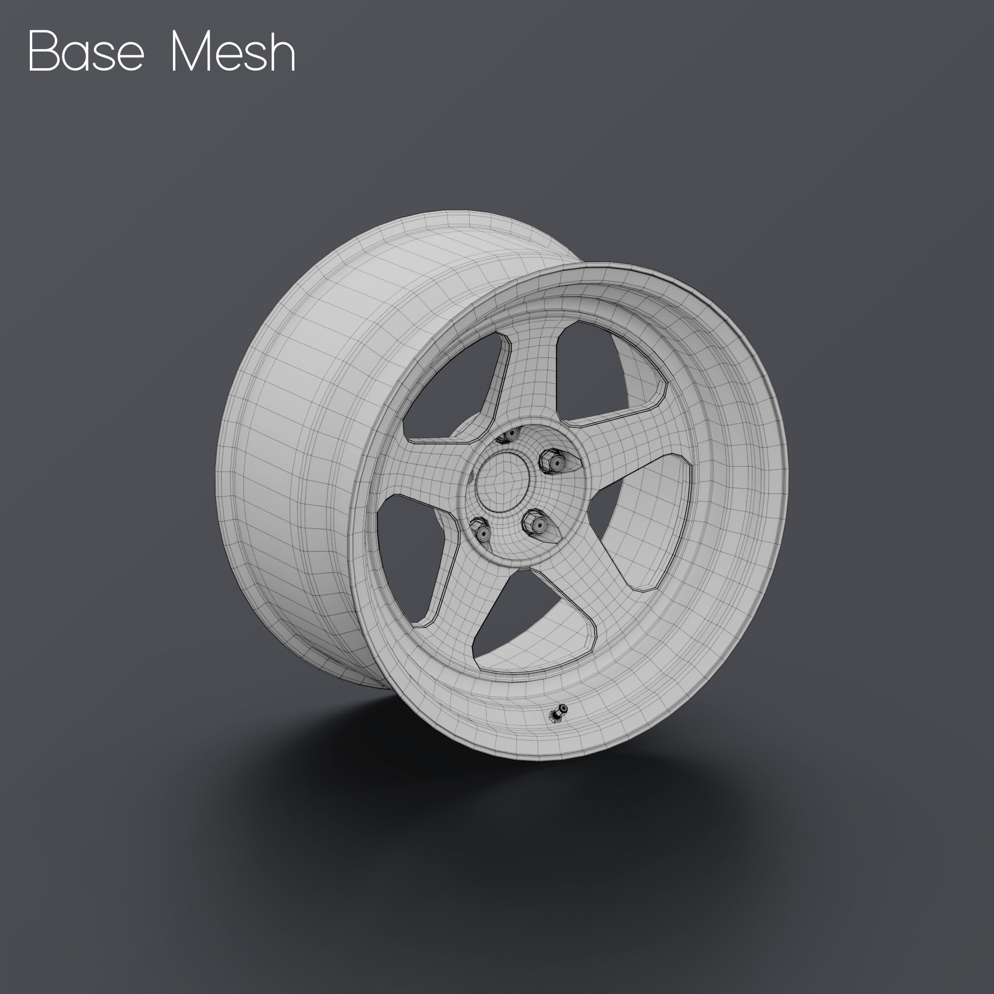 Rotiform ROC-H Hoonigan Rim 3D Model 3D model | CGTrader