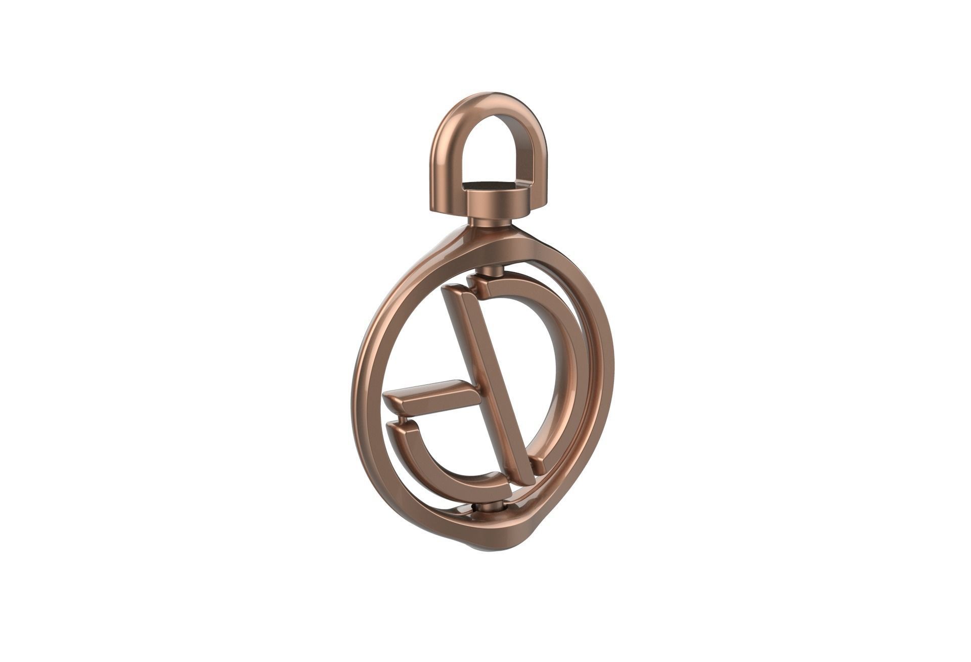 Logo Keychain 3D model 3D printable | CGTrader