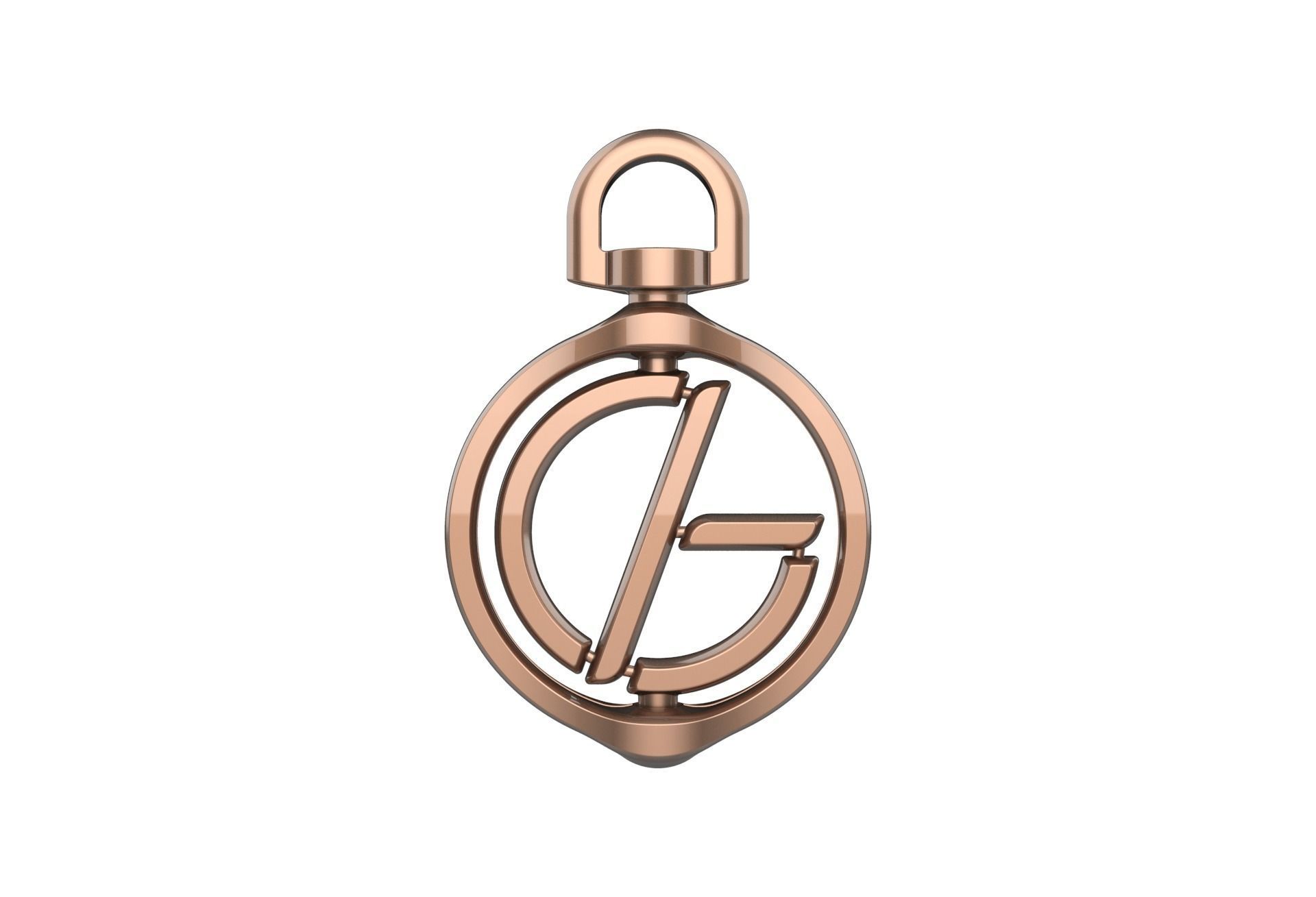 Logo Keychain 3D model 3D printable | CGTrader