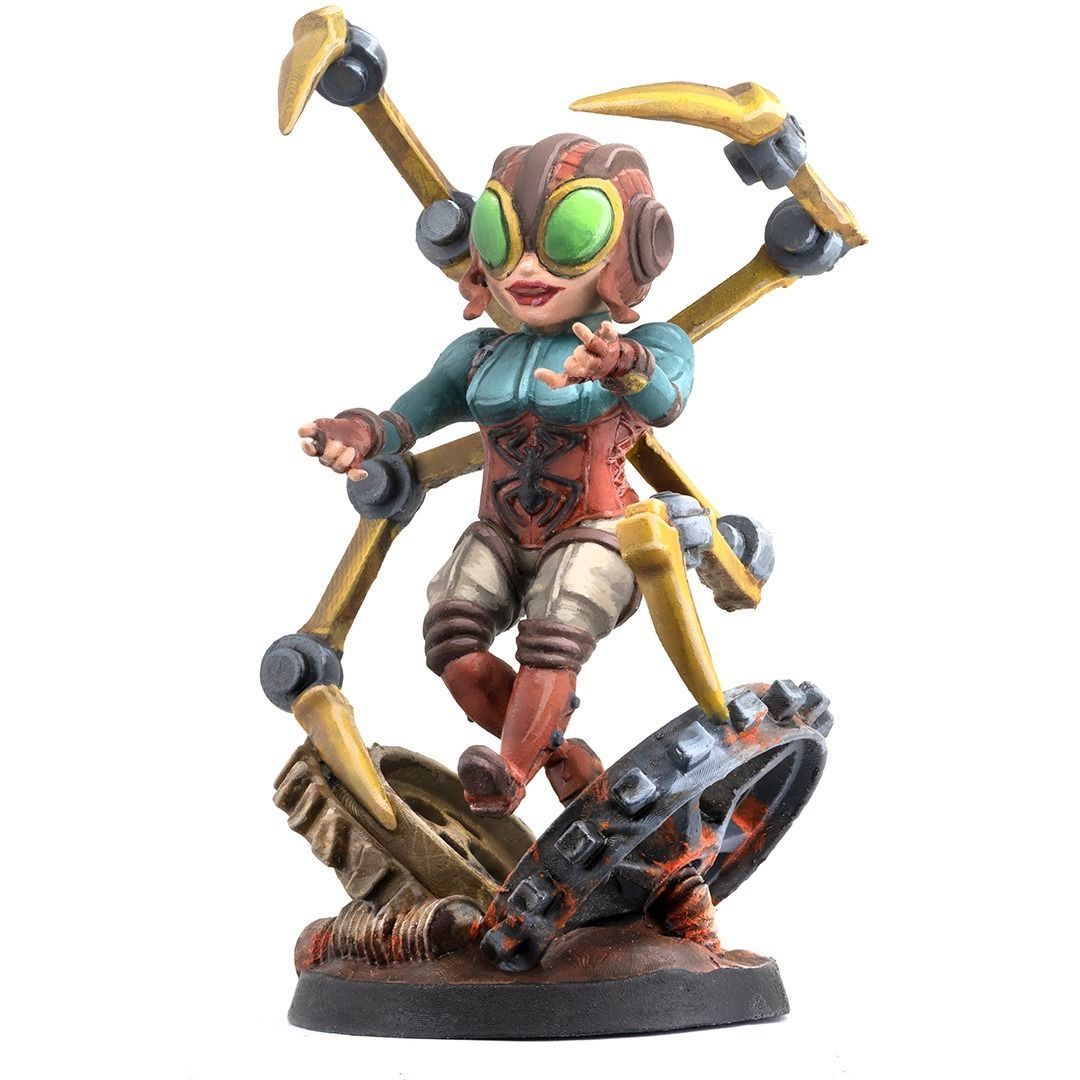 Marvel United Lady Spider STL for 3D printing 3D model 3D printable ...