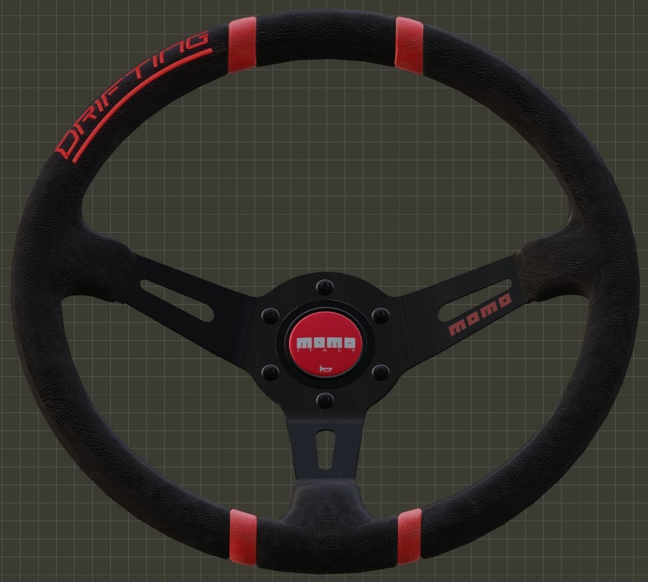 3D model Momo Drifting Steering Wheel VR / AR / low-poly | CGTrader