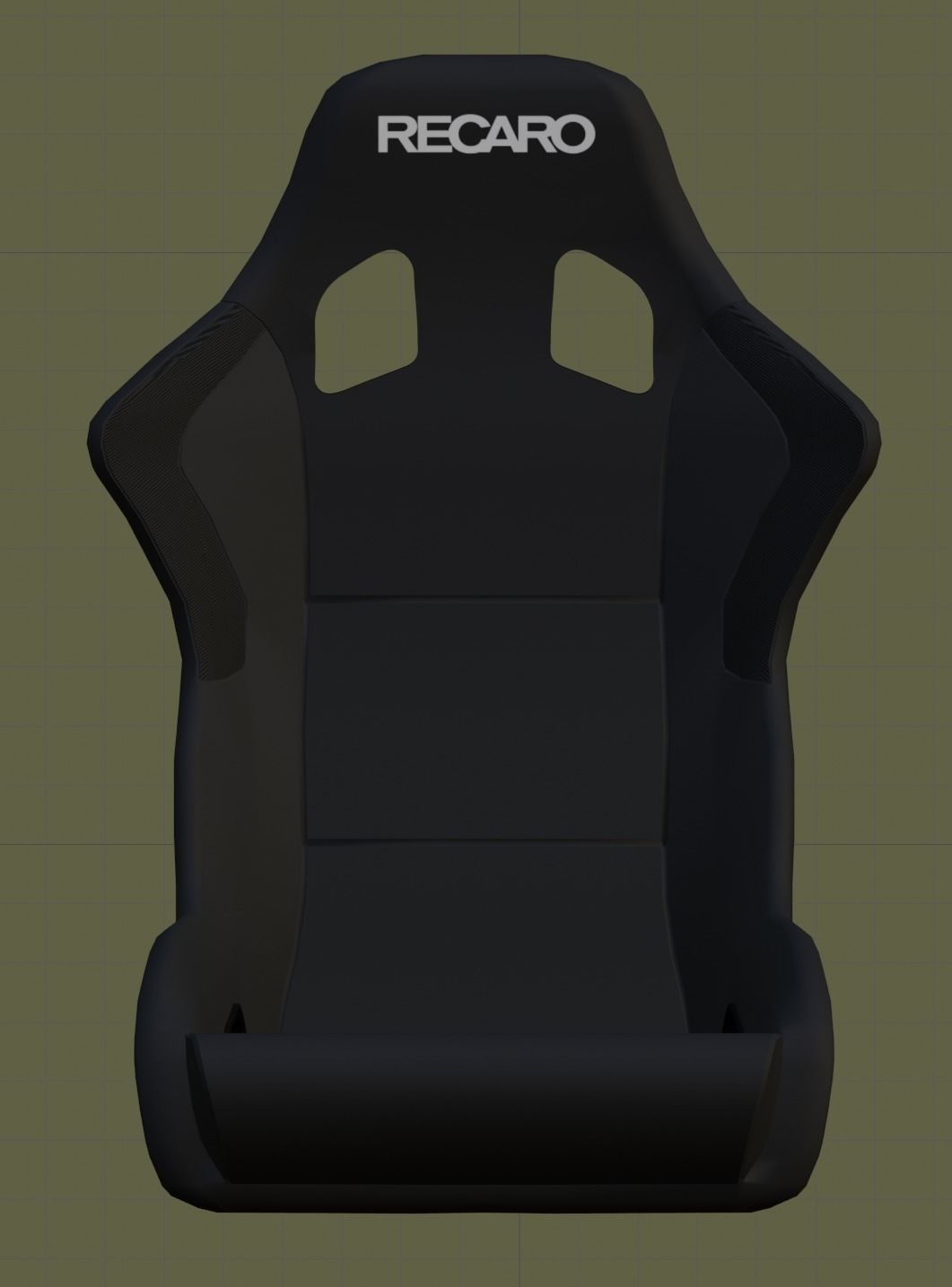 3D model Recaro PROFI Racing Bucket Seats VR / AR / low-poly | CGTrader