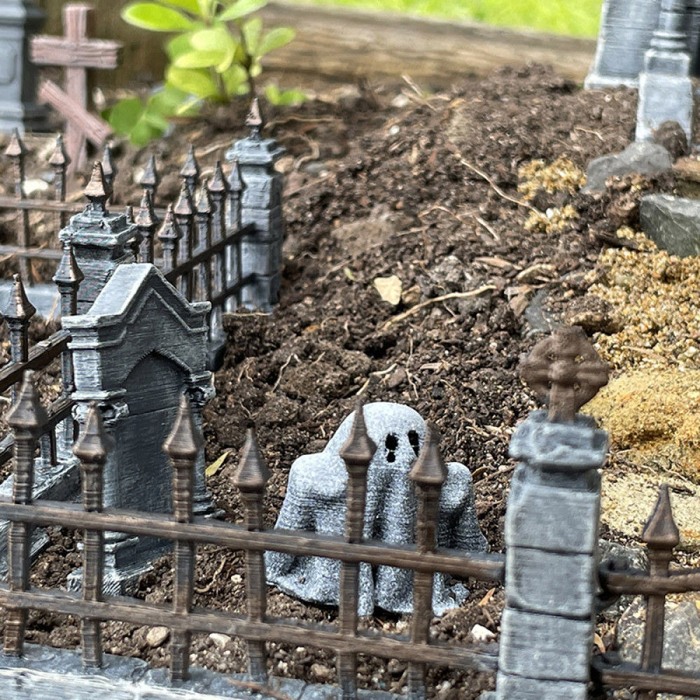 Set of Gravestones 3D model 3D printable | CGTrader