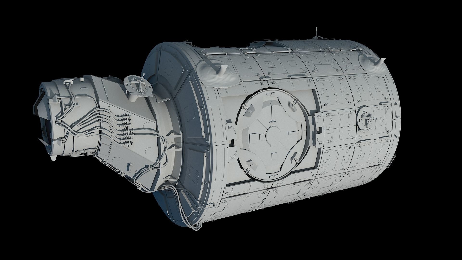 High quality 3D model Tranquility Node3 ISS module 3D model | CGTrader