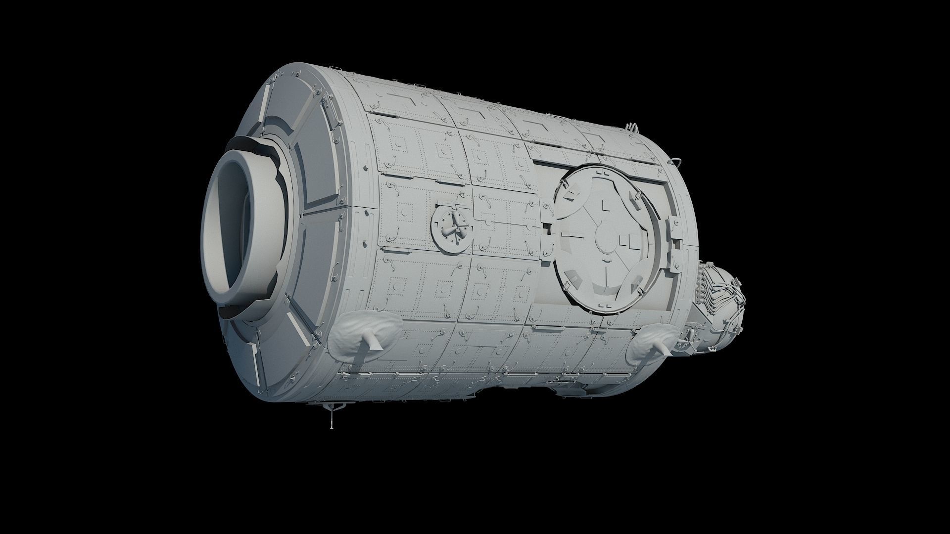 High quality 3D model Tranquility Node3 ISS module 3D model | CGTrader
