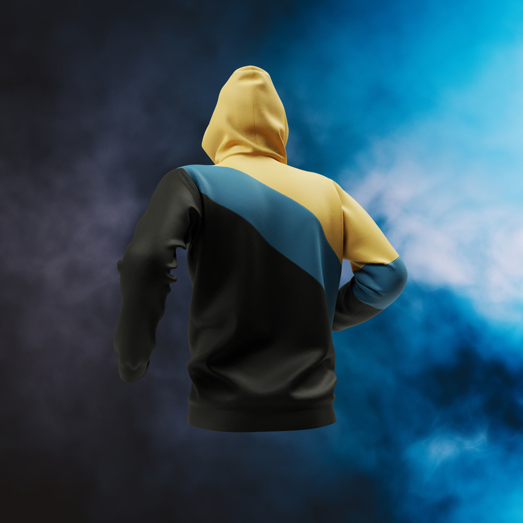 Zip-Up Hoodie 3D model | CGTrader