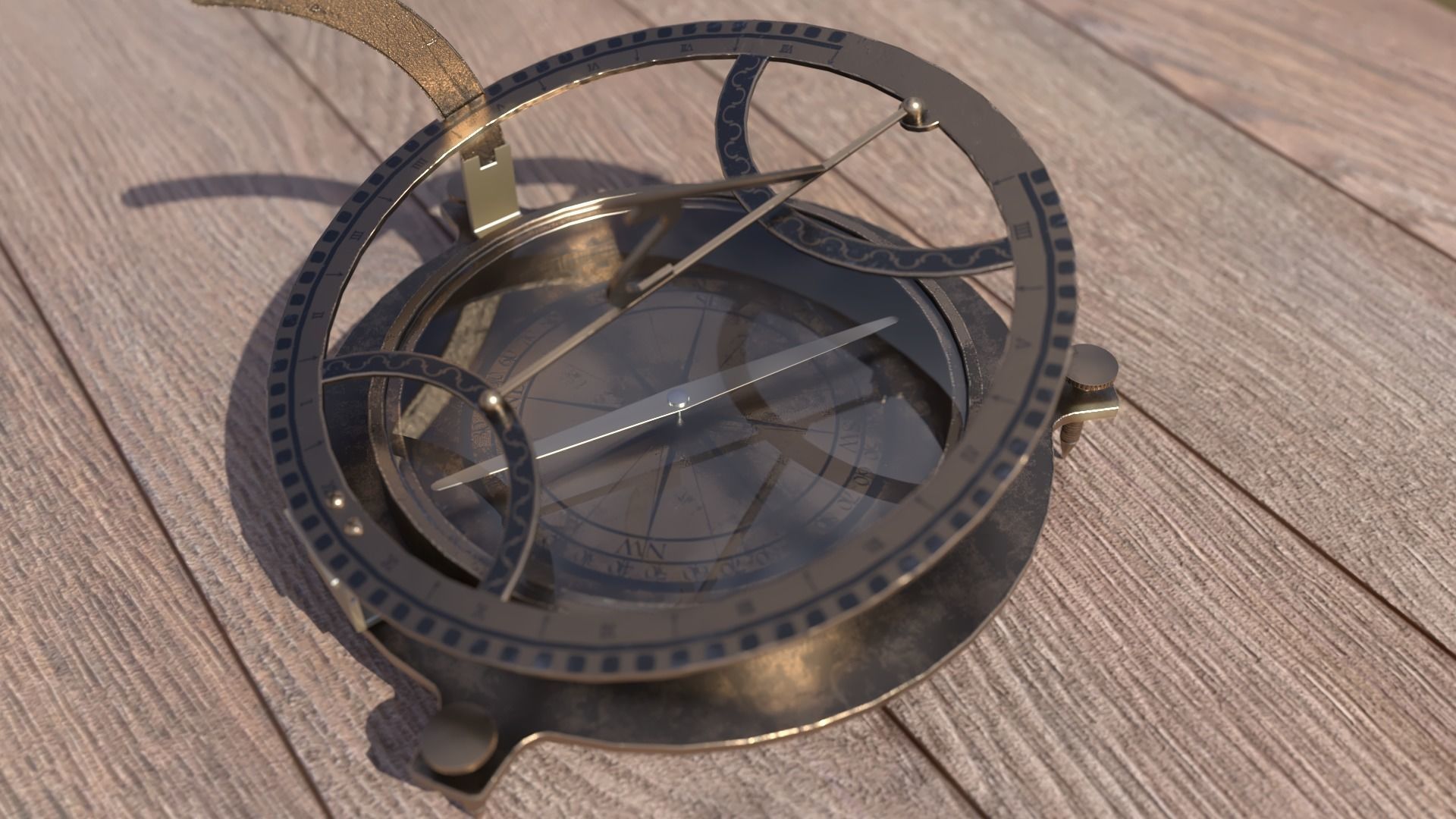 Sundial 3D model | CGTrader