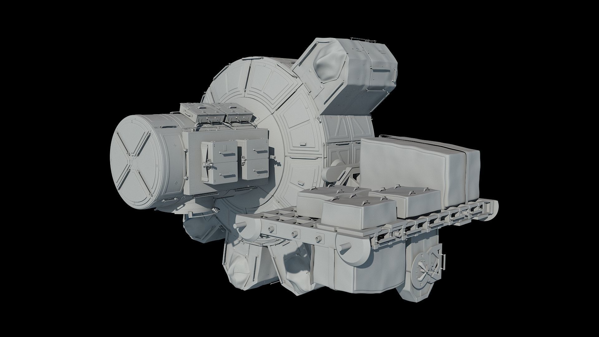 High quality 3D model Quest Airlock ISS module 3D model | CGTrader