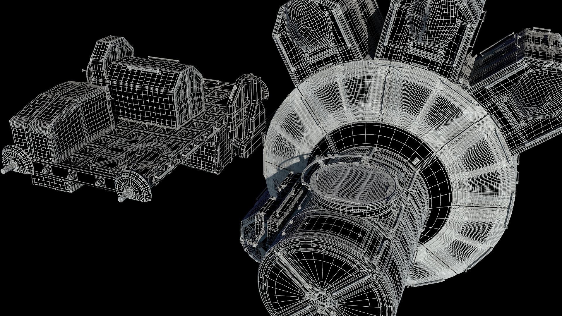 High quality 3D model Quest Airlock ISS module 3D model | CGTrader