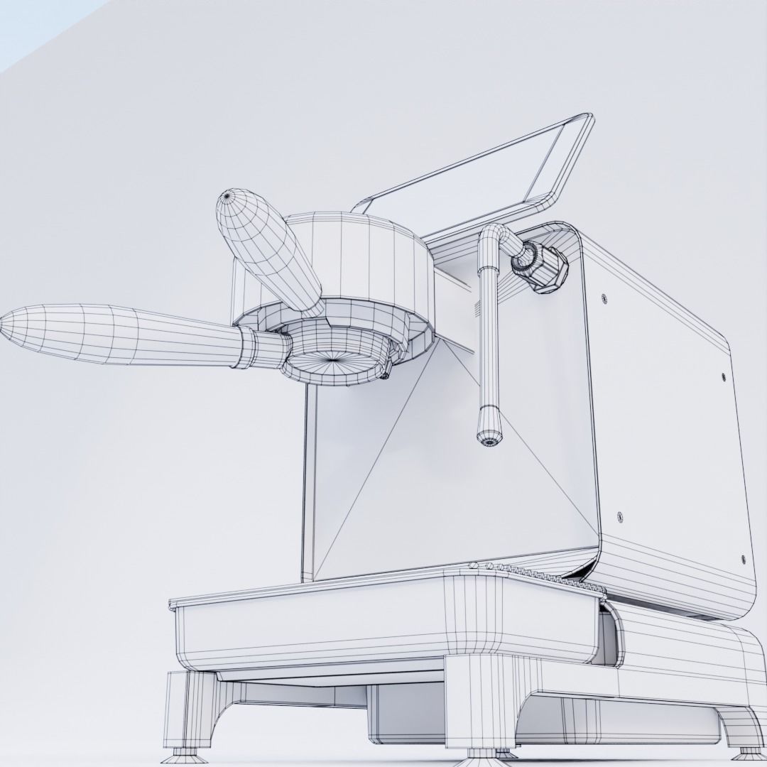 3D model Espresso Coffee Machine - Decent Espresso VR / AR / low-poly ...
