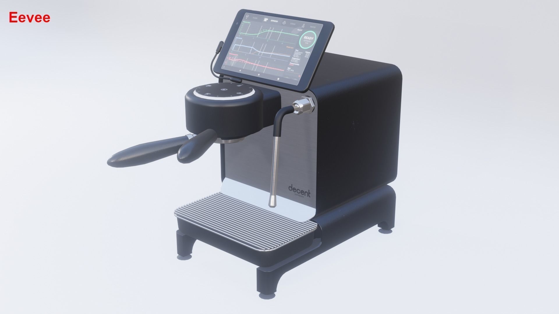 3D model Espresso Coffee Machine - Decent Espresso VR / AR / low-poly ...