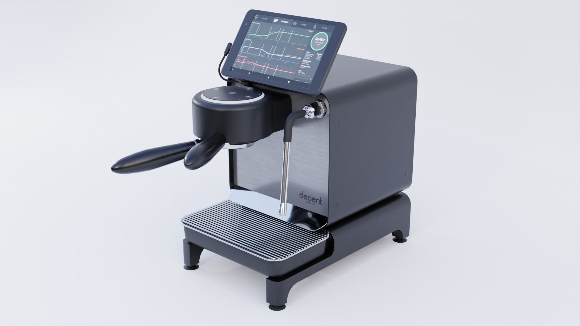 3D model Espresso Coffee Machine - Decent Espresso VR / AR / low-poly ...