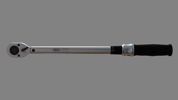 Torque wrench 3D model | CGTrader