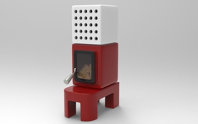 3D model Cubic Stove VR / AR / low-poly | CGTrader