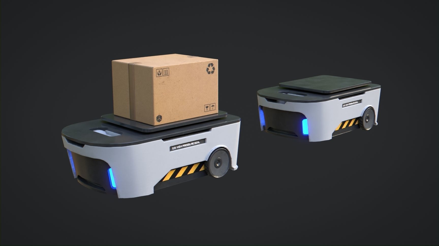 3D model Transportation Robots VR / AR / low-poly | CGTrader