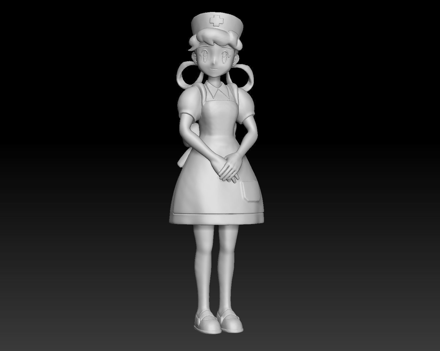 Pokemon Anime Nurse Joy 3d Model 3d Printable Cgtrader