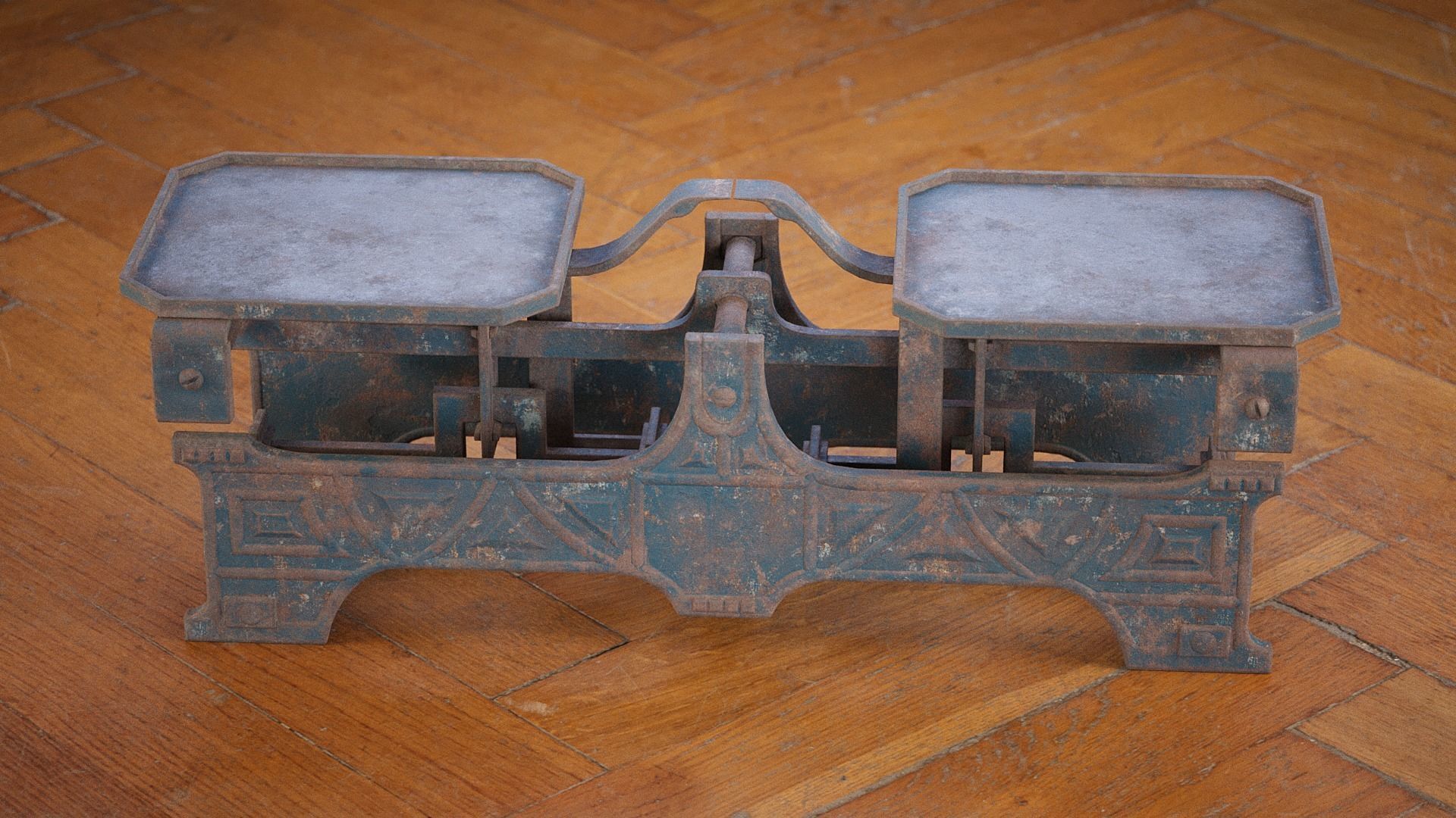 3D model Balance Scale and Weights PBR VR / AR / low-poly | CGTrader