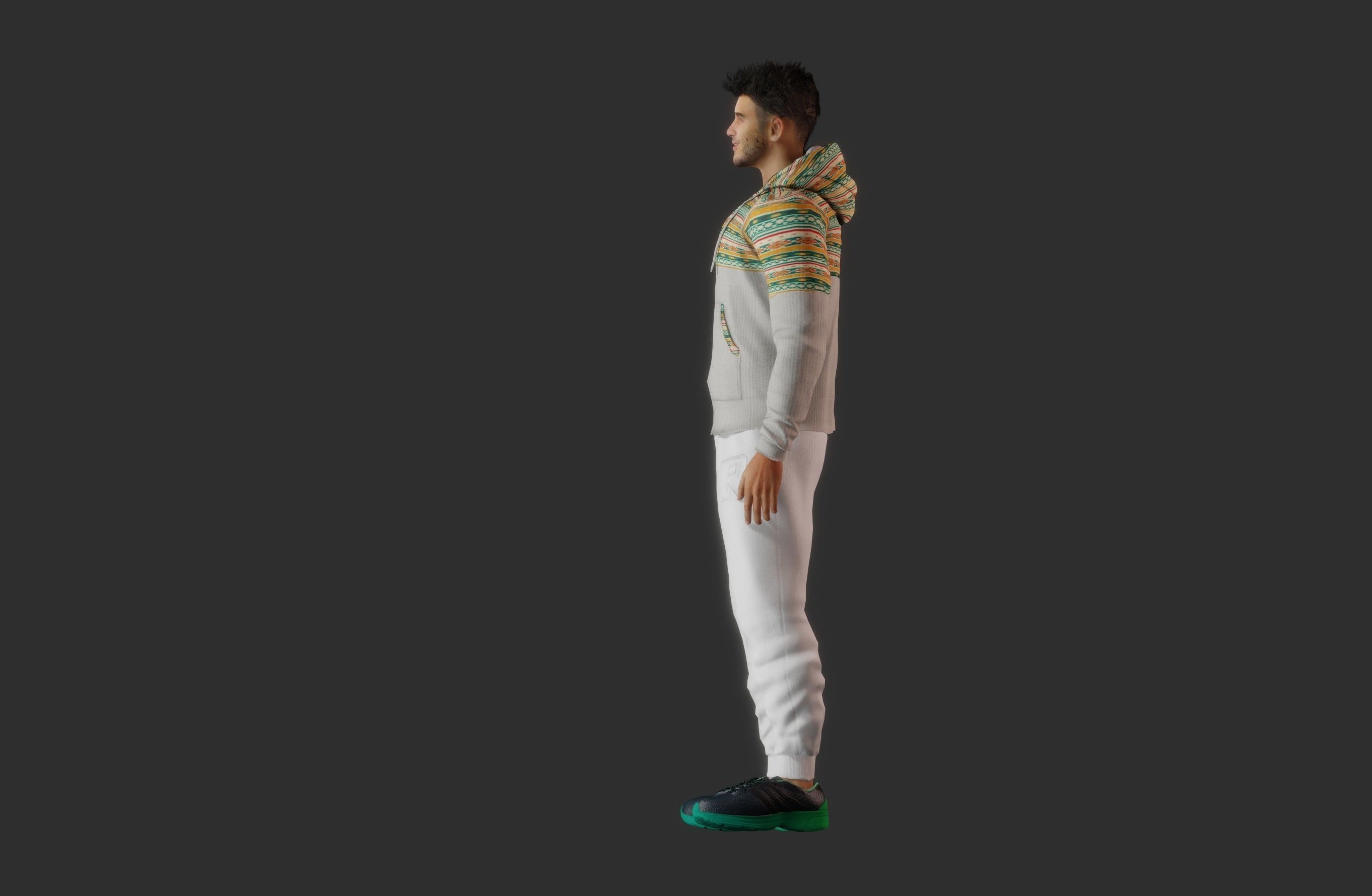 Happy young guy 3D model | CGTrader