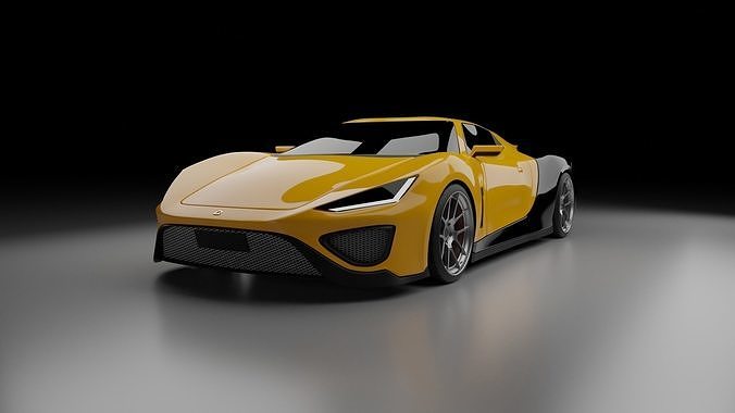 Custom car model free 3D model | CGTrader