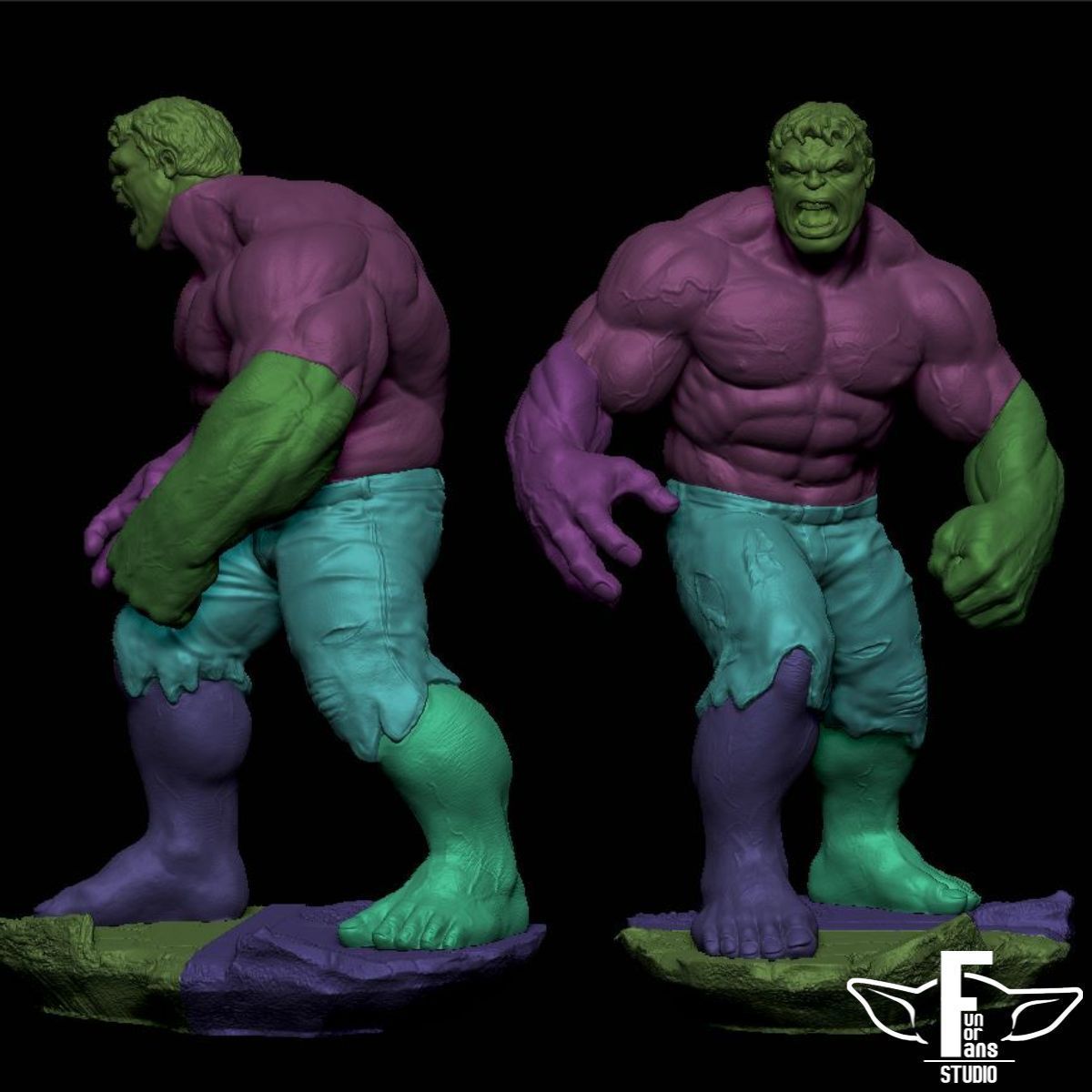 HULK Marvel Universe 3D model 3D printable | CGTrader