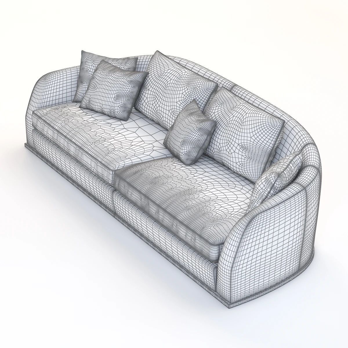 Flexform Alfred Divano Lineare 3D model | CGTrader