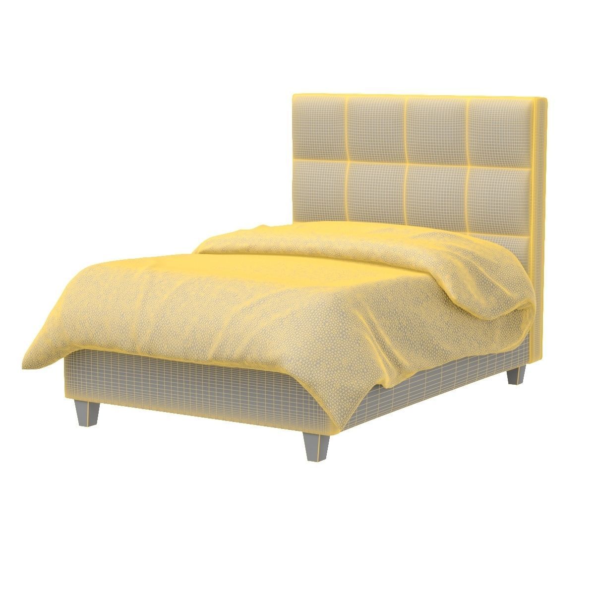 Devon bed sand 3D model | CGTrader