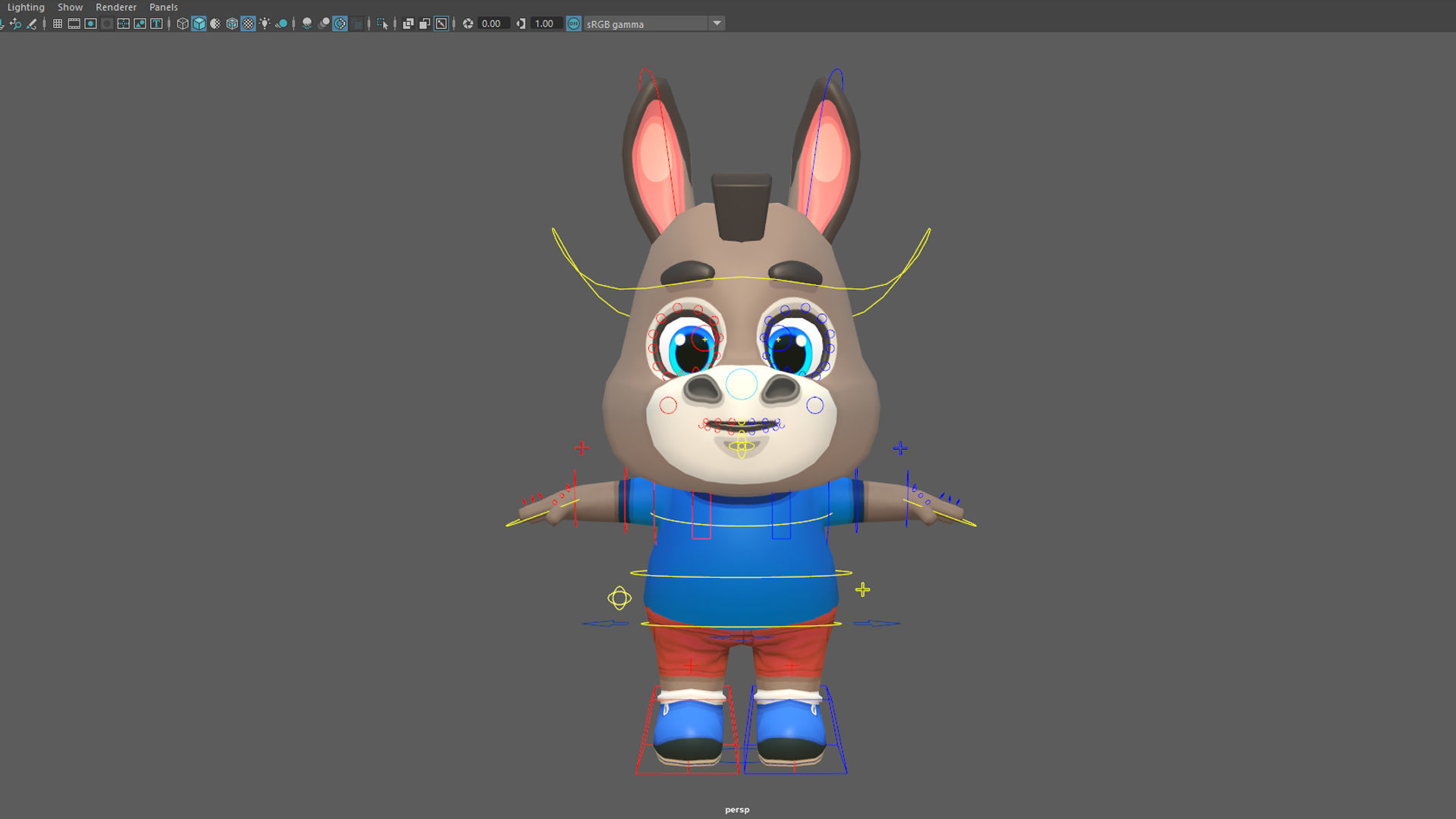 3D model Donkey Mule Animated Rigged VR / AR / low-poly | CGTrader