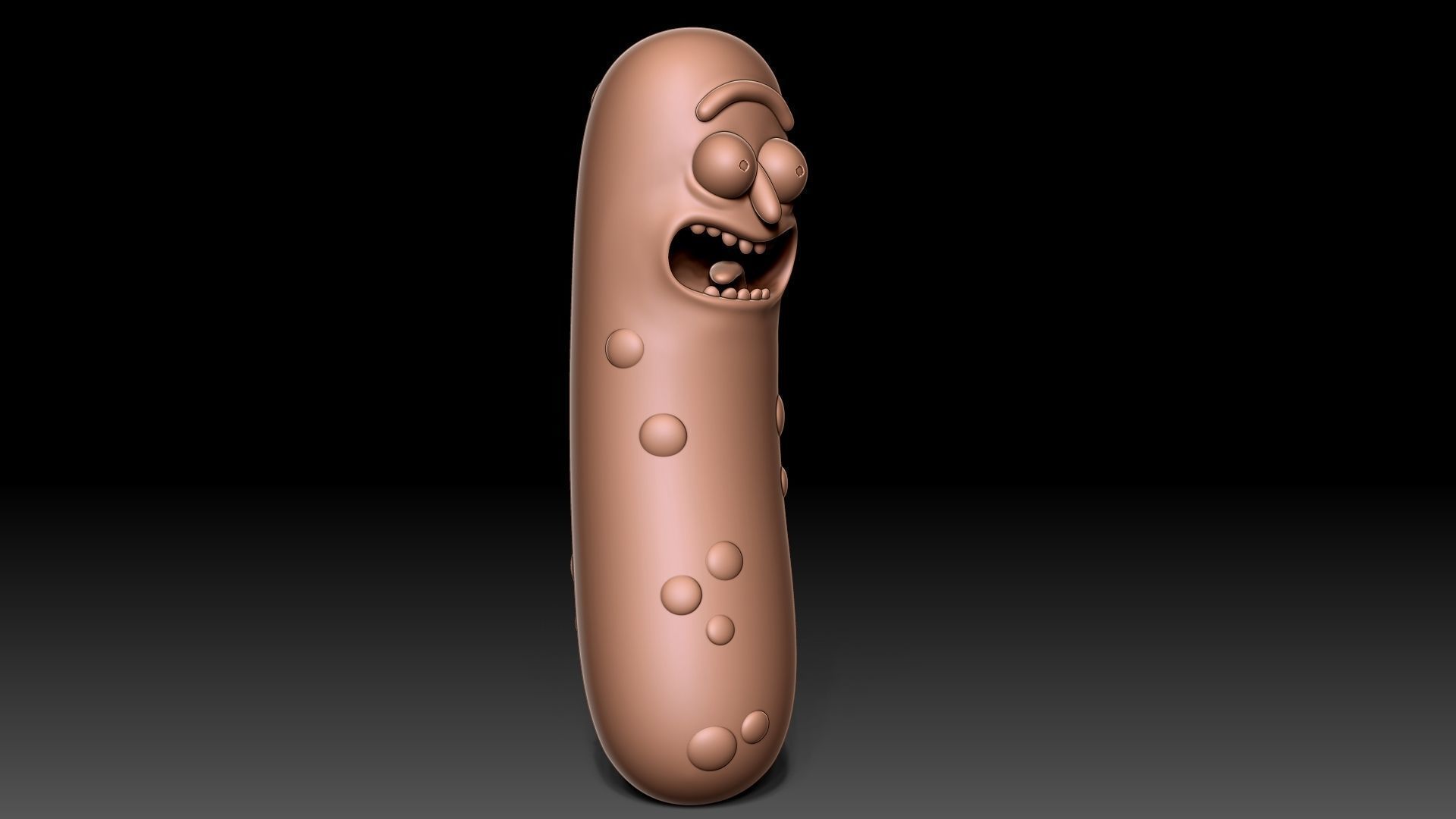 Pickle Rick 3D model 3D printable | CGTrader