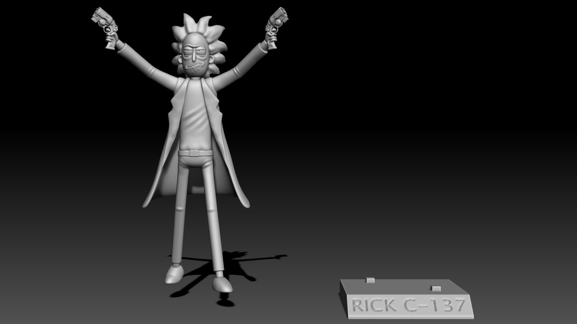 Rick and Morty 3D model 3D printable | CGTrader