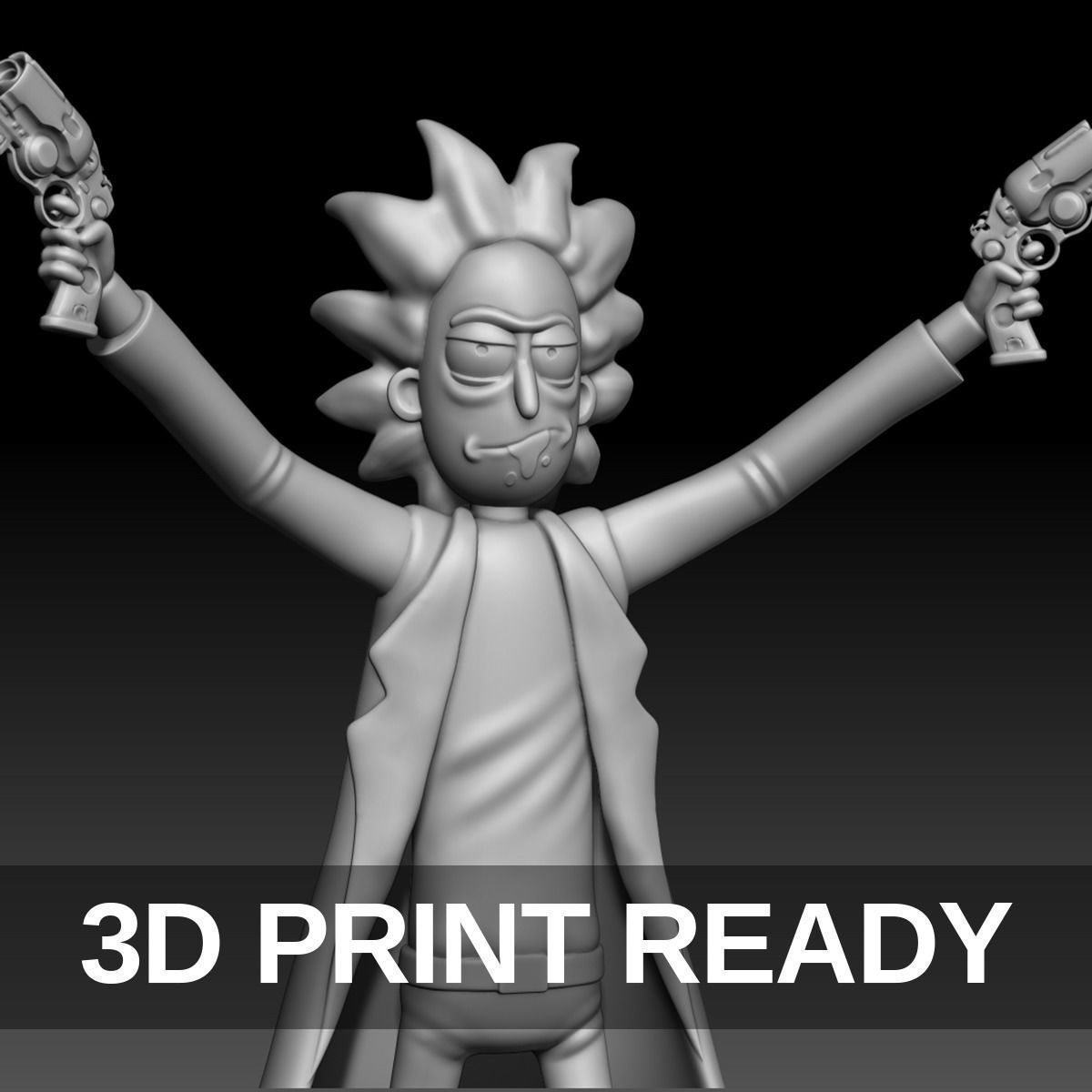 Rick and Morty 3D model 3D printable | CGTrader