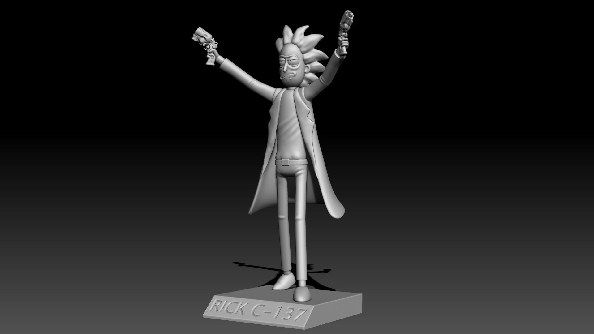 Rick and Morty 3D model 3D printable | CGTrader