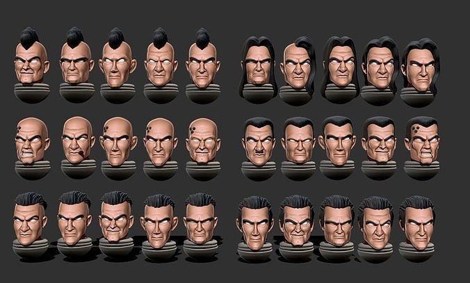 marine warfaces and warface generator 3D model 3D printable | CGTrader