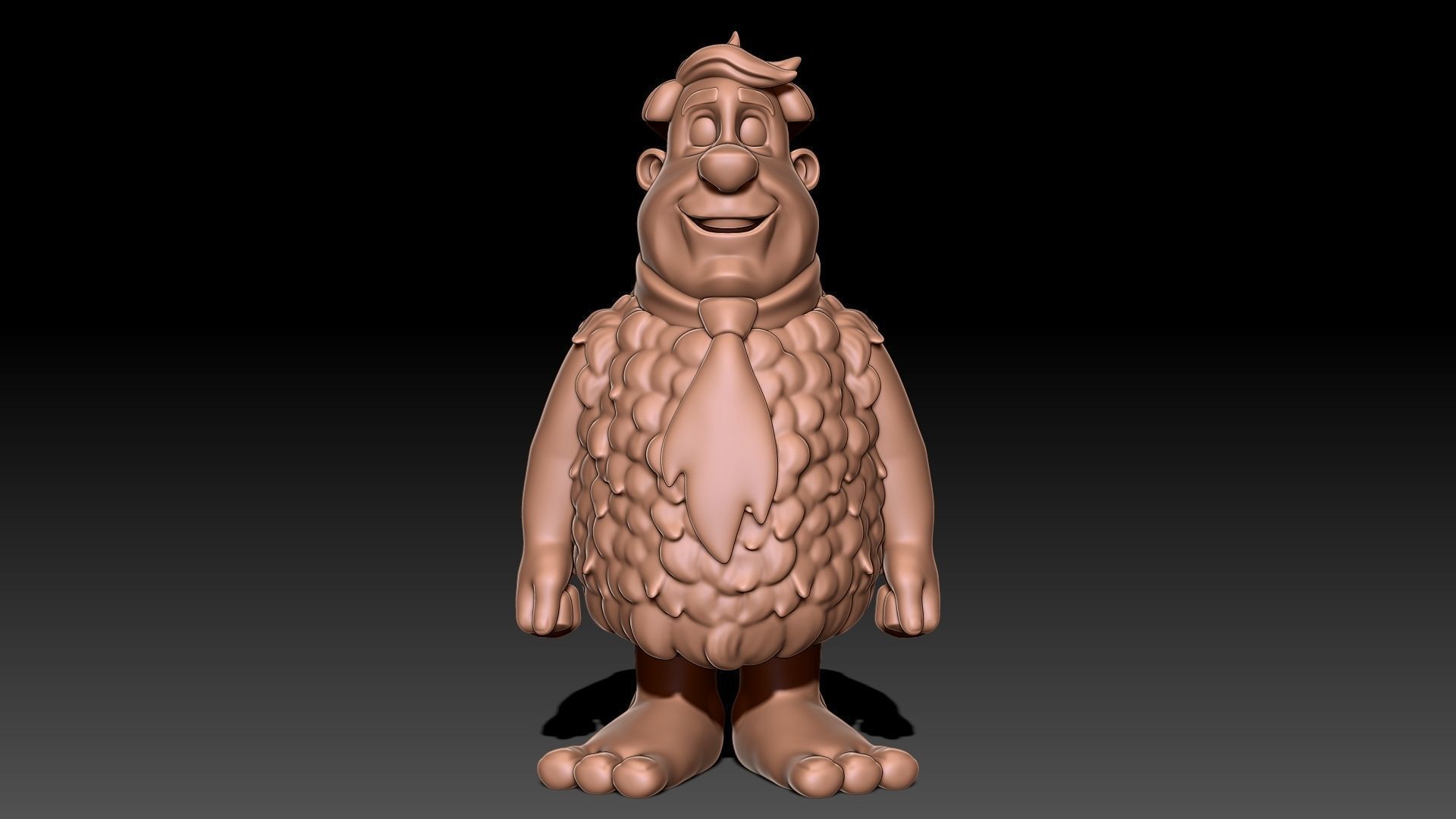 Fred Flintstone 3D model 3D printable | CGTrader