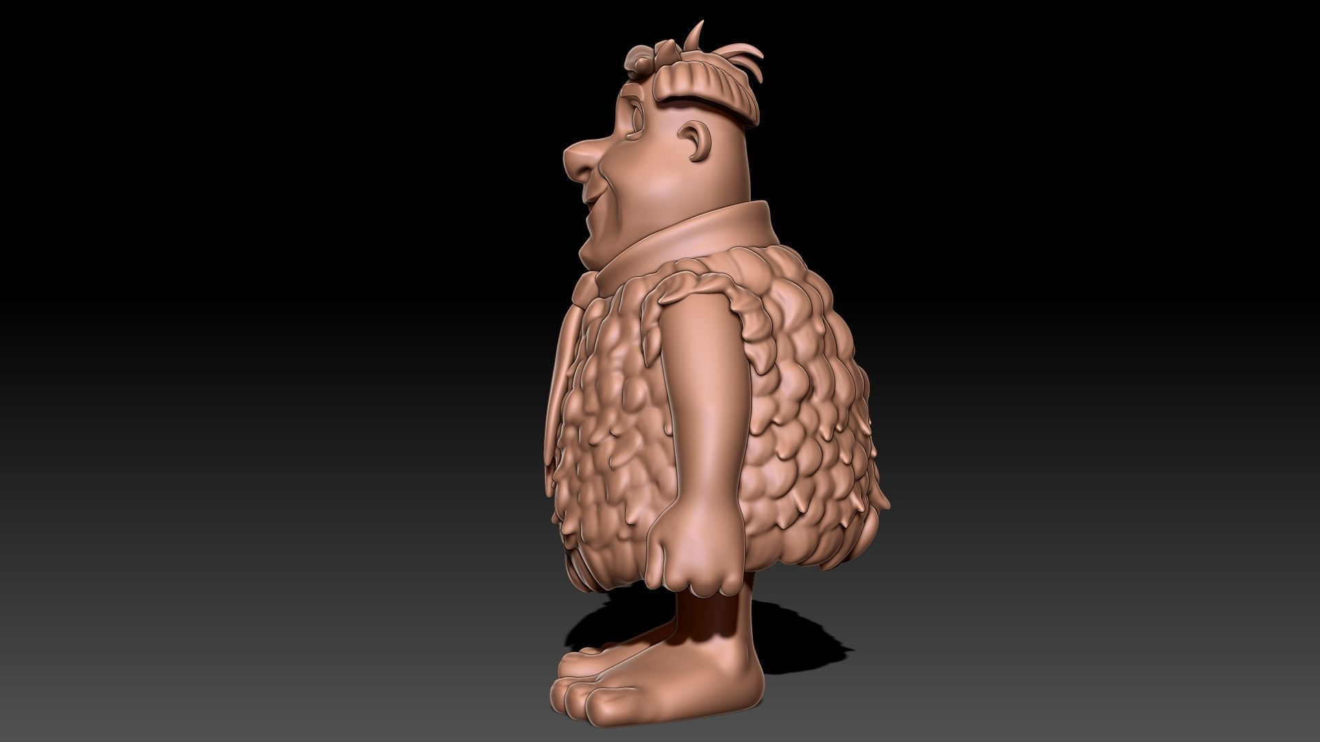 Fred Flintstone 3D model 3D printable | CGTrader