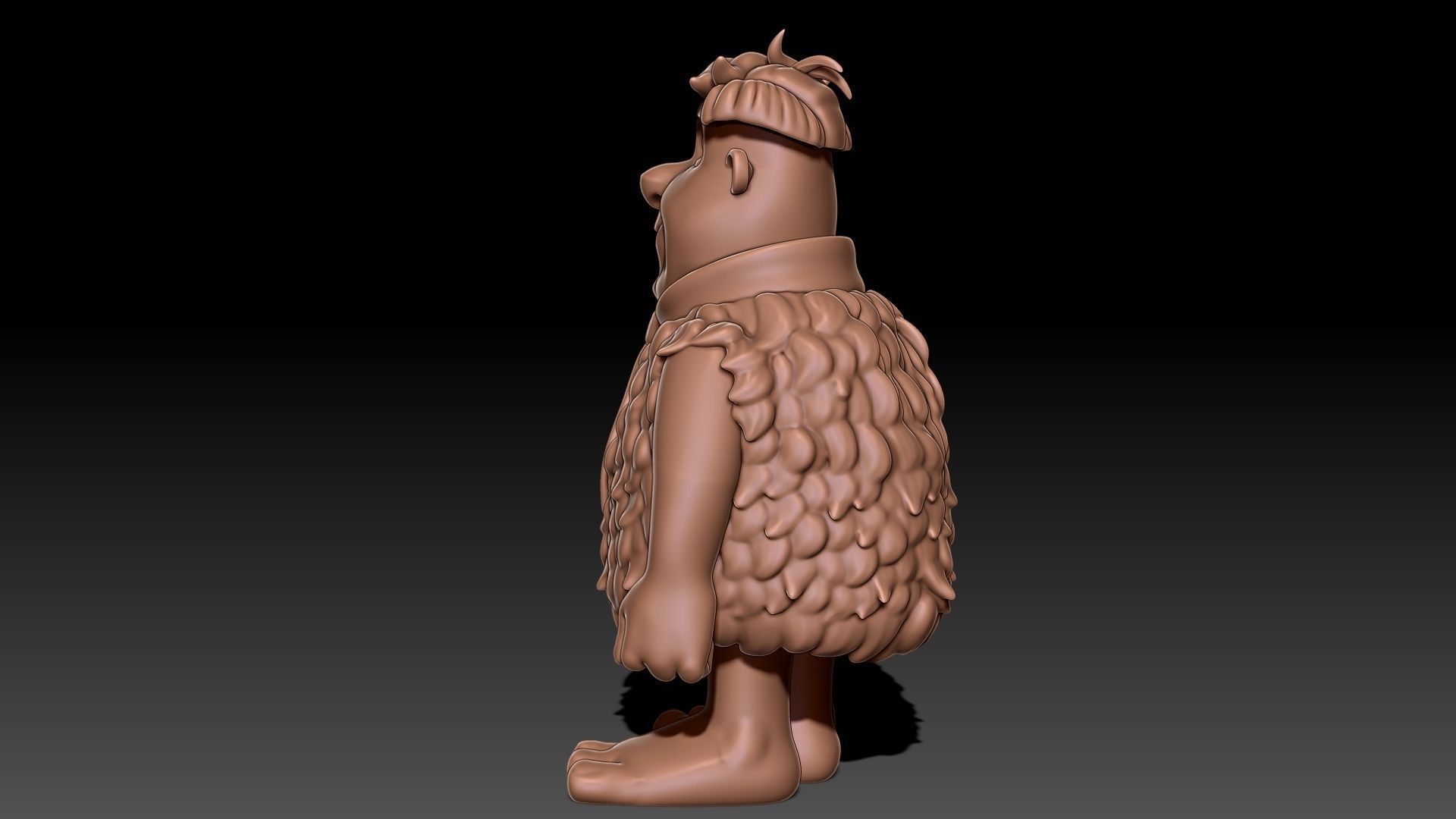 Fred Flintstone 3D model 3D printable | CGTrader