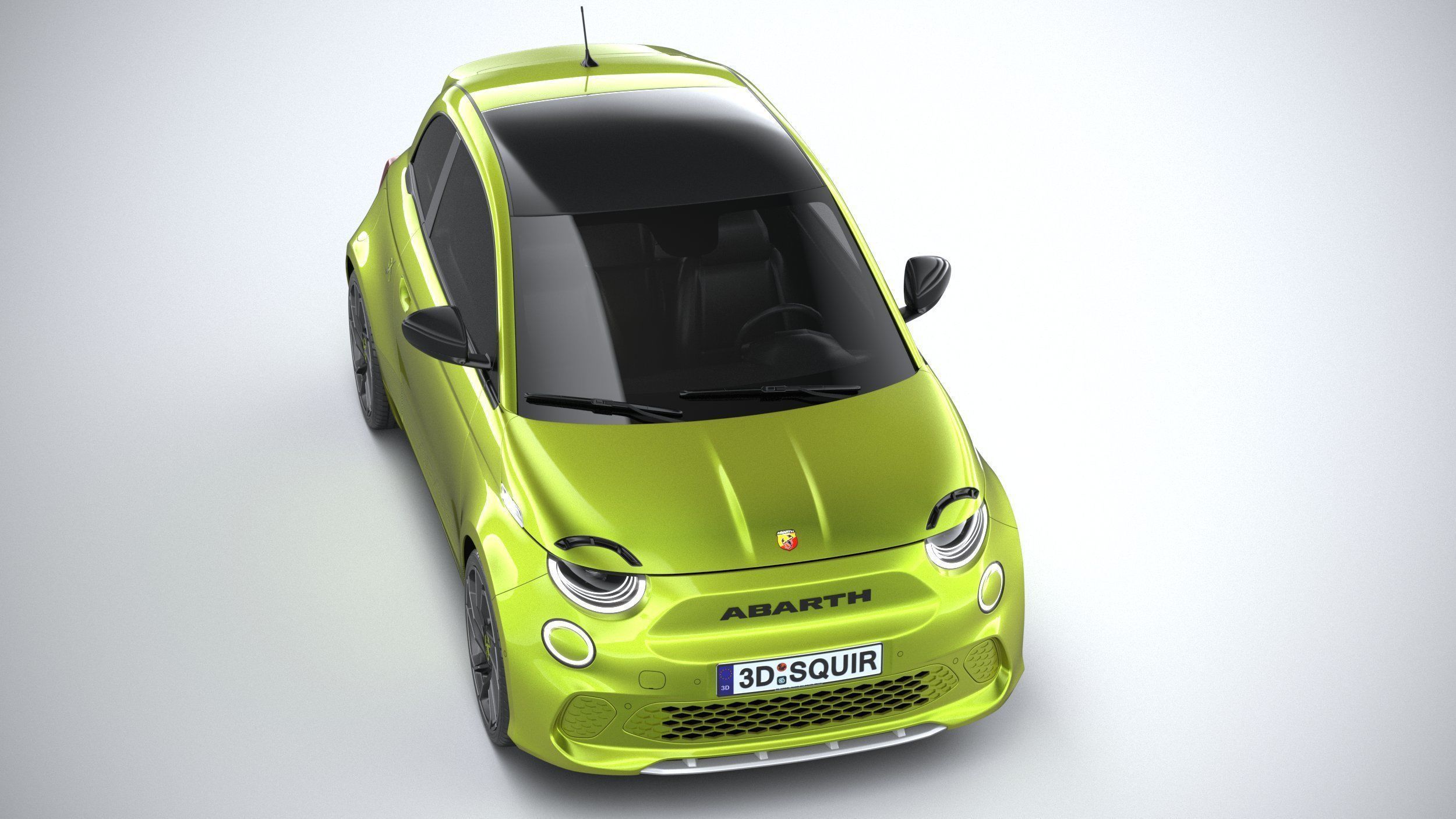 Fiat 500e Abarth 2023 3D model | CGTrader