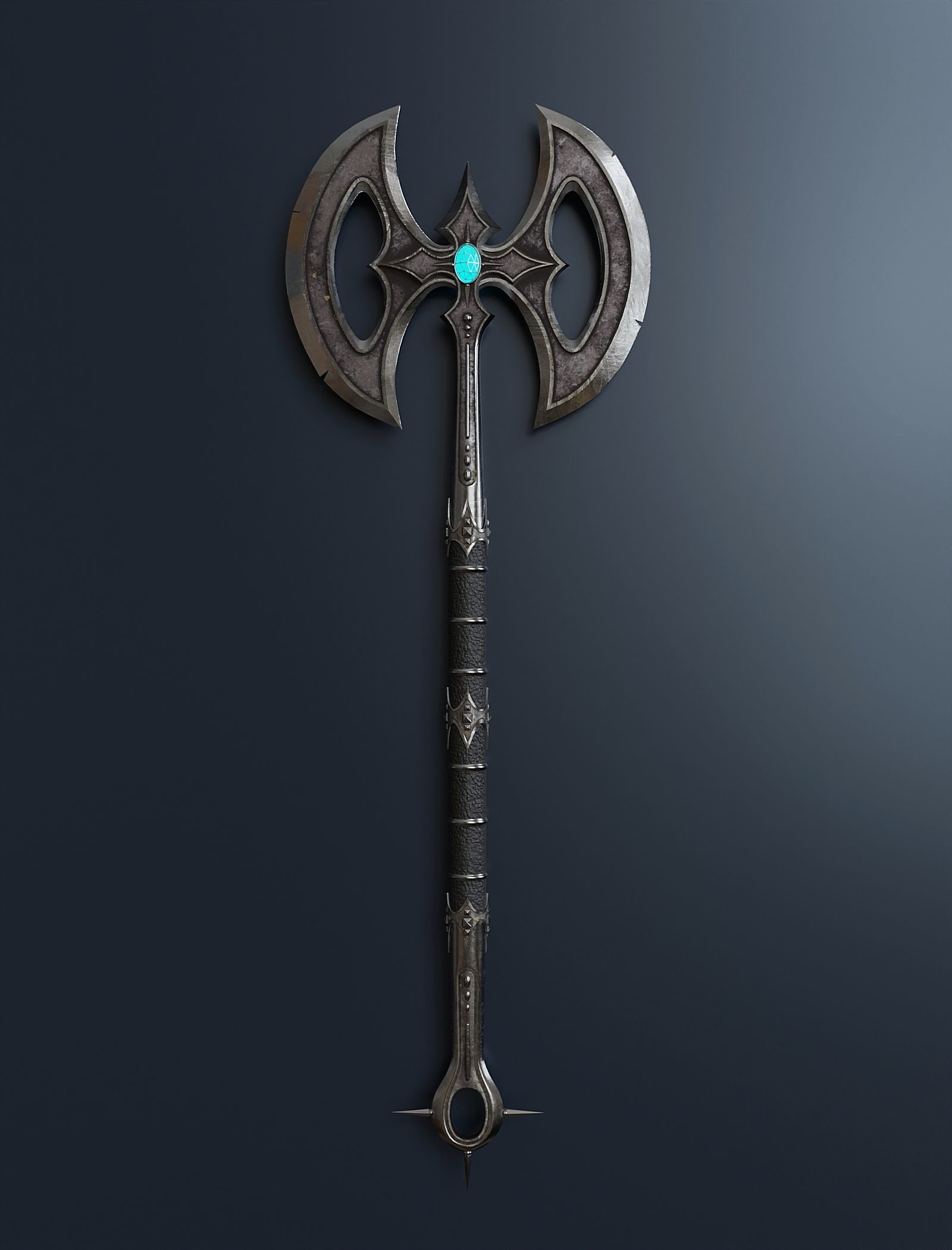 Fantasy Combat Sword-Poleaxe 3D model | CGTrader
