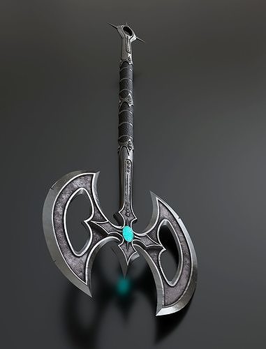 Fantasy Combat Sword-Poleaxe 3D model | CGTrader