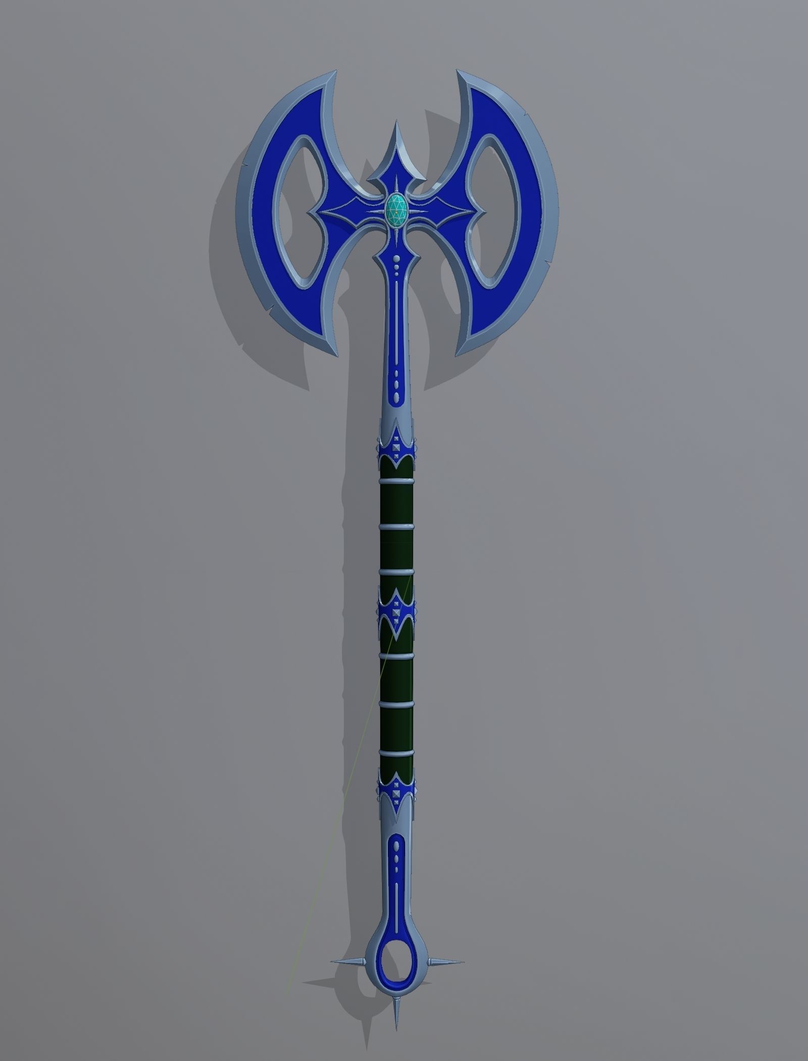 Fantasy Combat Sword-Poleaxe 3D model | CGTrader