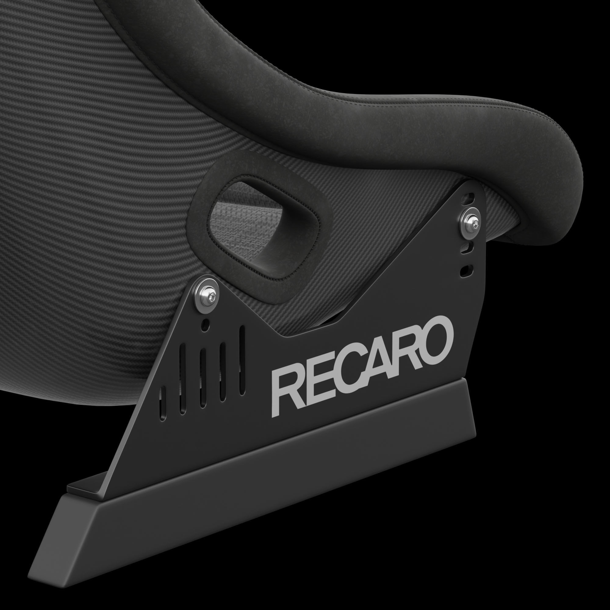 3D model RECARO Pole Position Car Racing Seat 3D Model VR / AR / low ...