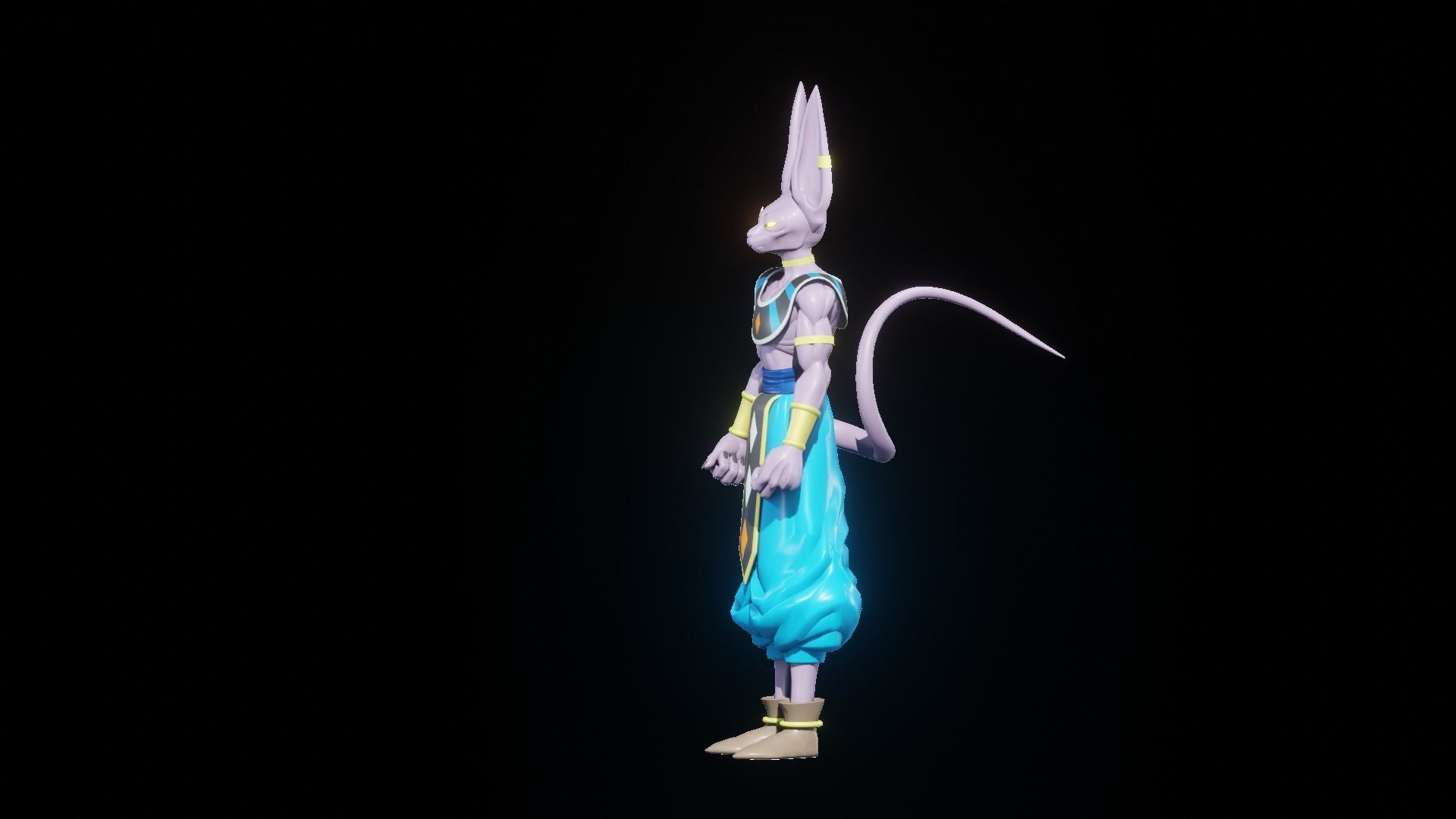 Beerus - Dragon ball Super Rigged 3D model rigged | CGTrader