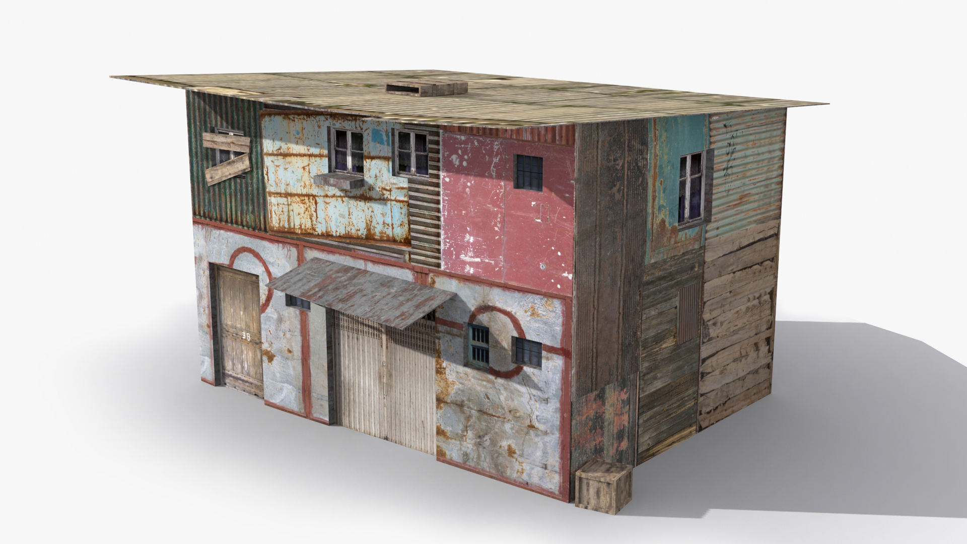 3D model Slum x6 VR / AR / low-poly | CGTrader