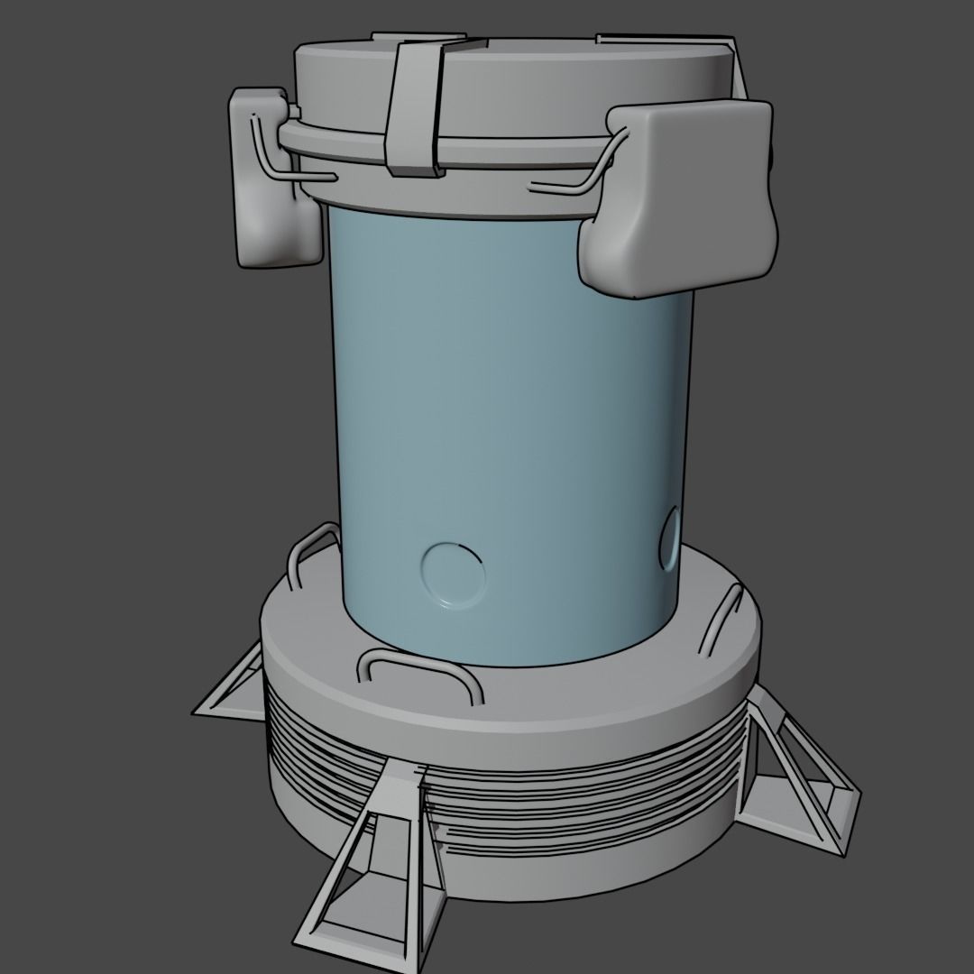 Alien Incubator 3D model | CGTrader