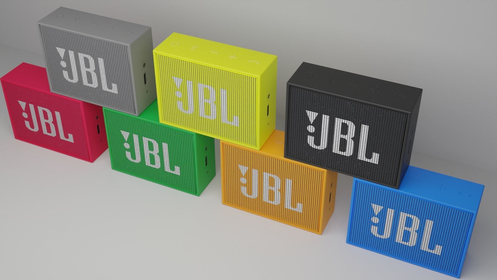 JBL GO 3D model | CGTrader