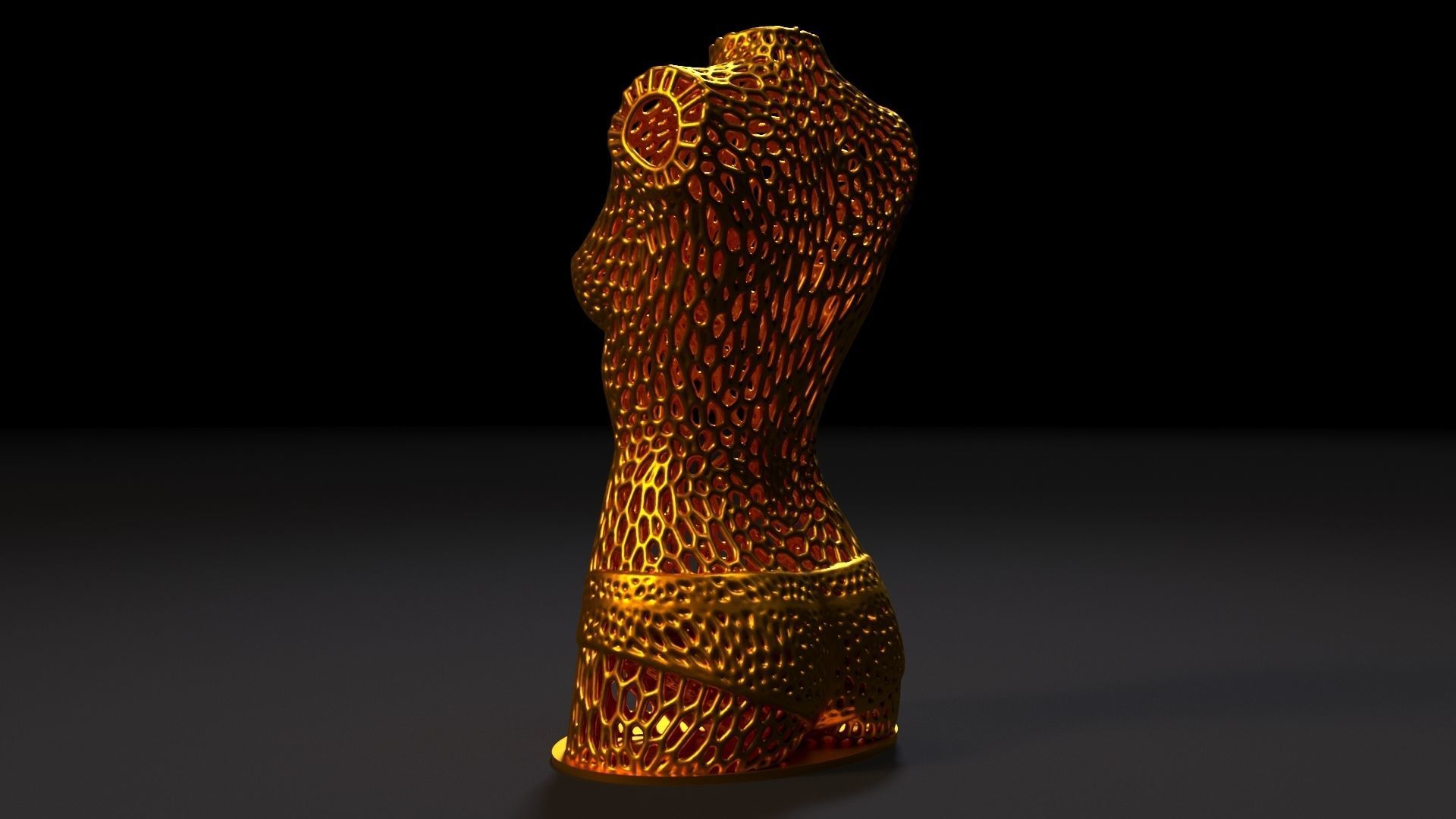 Woman Torso 3D model 3D printable | CGTrader