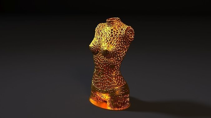 Woman Torso 3D model 3D printable | CGTrader