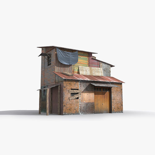 3D model Slum x11 VR / AR / low-poly | CGTrader